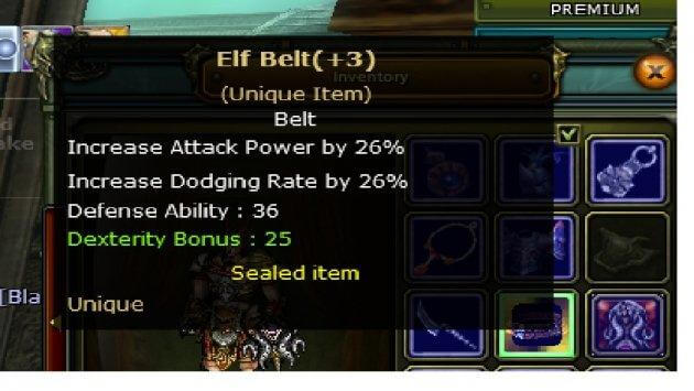 +3 Elf Belt | Knight Server Minark-100837