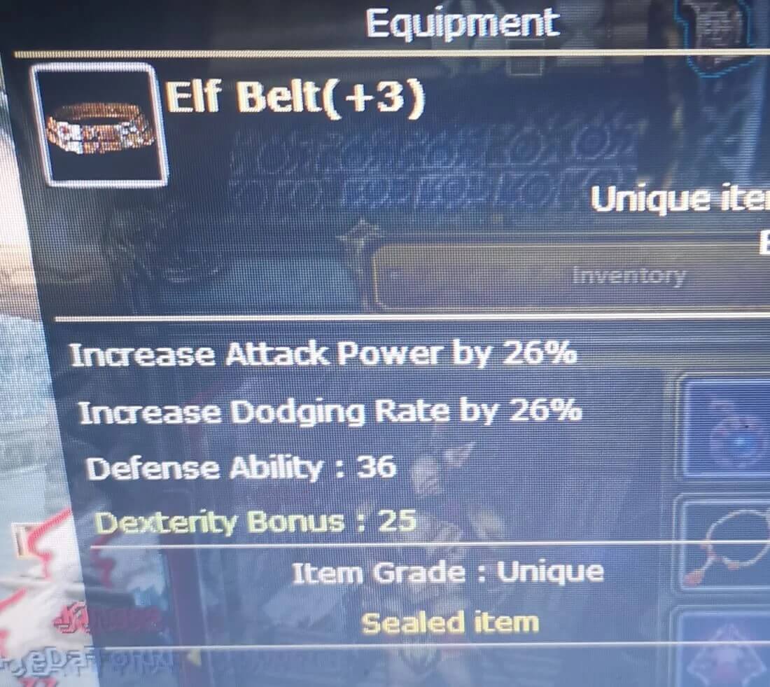 Elf Belt | Knight Server Oreads-90889