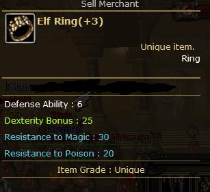 +3 Dual Elf Ring Knight Server Oreads-100579