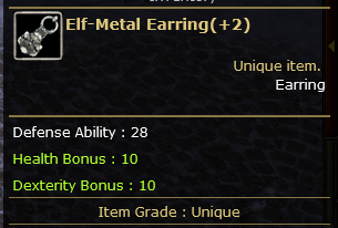 Elf Metal Earring+2 ( Eme+2 ) | Knight Server Dryads-120495