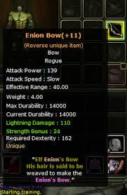 Enion Bow +11 Enion Bow +9-67824