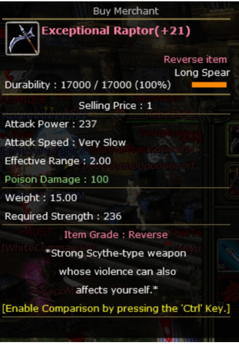 Exceptional Raptor R+21 Knight Server Ares-121848