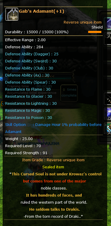 Gab's Adamant +1 Reb (+7) | Knight Server Destan-134786