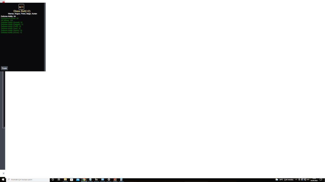 Glass Belt +2 | Knight Server Destan-71861