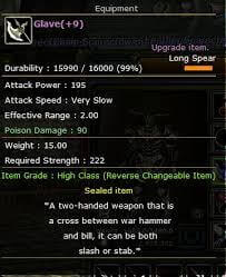 Glave +9 | Knight Server Agartha-118058