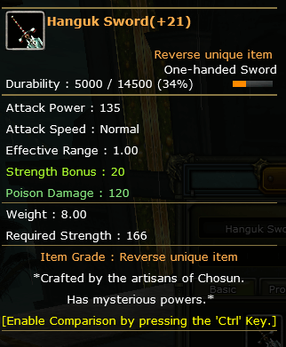 Hanguk Sword +10(hanguk Reb+21) Knight Server Ares-127726