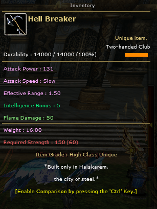 Hell Breaker (+0) | Knight Server Zero-114820