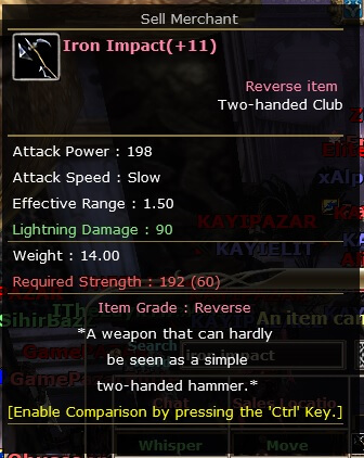 +11 Iron Impact | Knight Server Dryads-90666