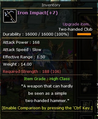 +7 Iron Impact | Knight Server Agartha-111956