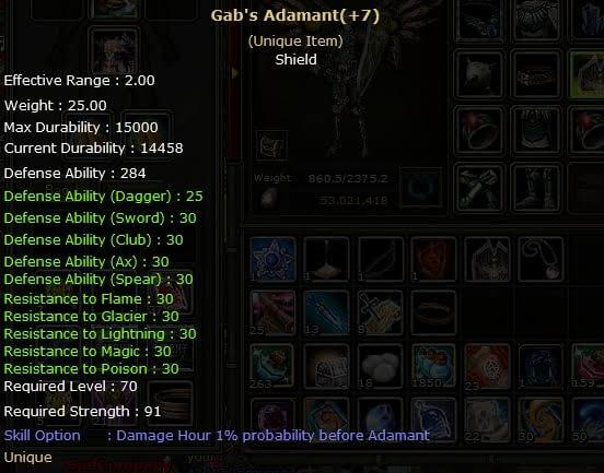 +7 Gab Adamant | Knight Server Oreads-133965