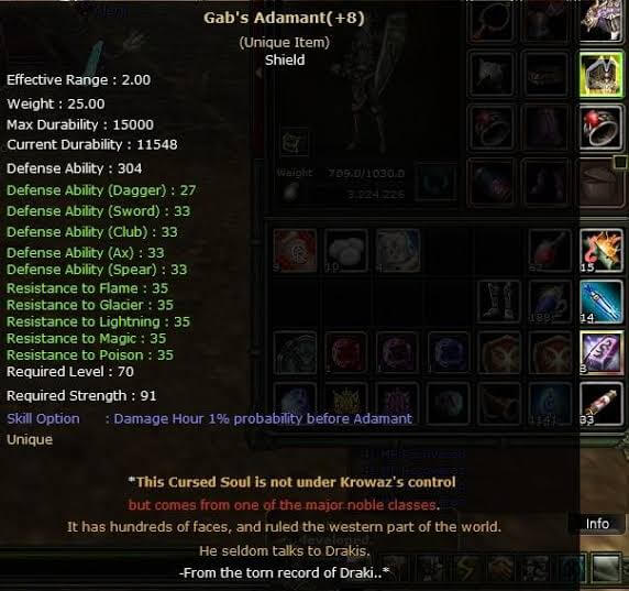 +8 Gabs Adamant | Knight Server Oreads-143908