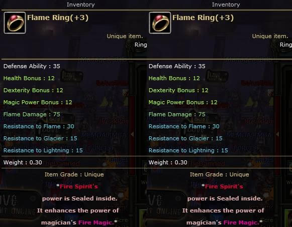 +3 Dual Flame Ring Knight Server Altar-133233