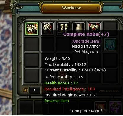 +7 Mage Shell Set | Knight Server Oreads-134065