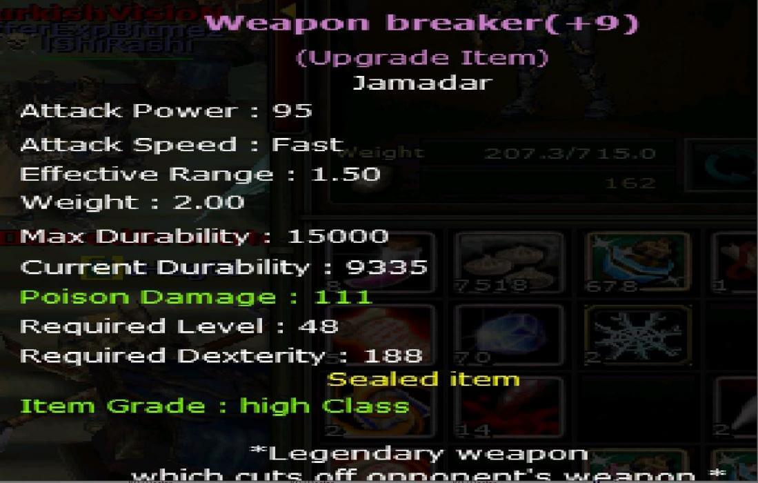 Weapon Breaker +9 Jamadar | Knight Server Oreads-68148