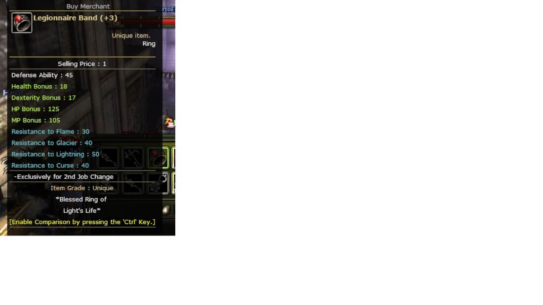 +3 Legionnaire Band | Knight Server Dryads-90965