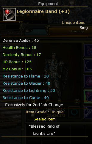 Legionnaire Band +3 | Knight Server Oreads-62863