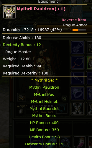 Mytril Set Reb 1 | Knight Server Minark-104493