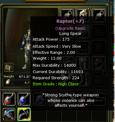 Raptor +7 | Knight Server Felis-111110