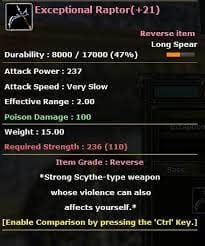 Exp Raptor +21 | Knight Server Oreads-126308