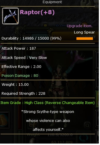 +8 Raptor No Reb | Knight Server Felis-109448