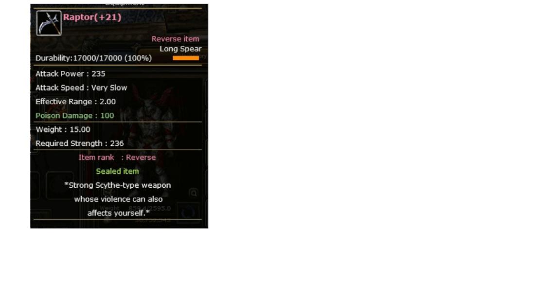 Raptor | Knight Server Oreads-124882