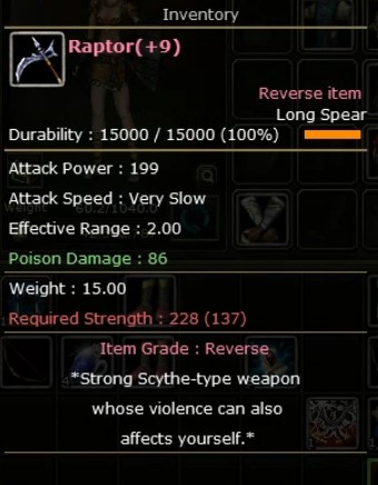 Raptor +9 Reb 199 Ap Knight Server Pandora-140751