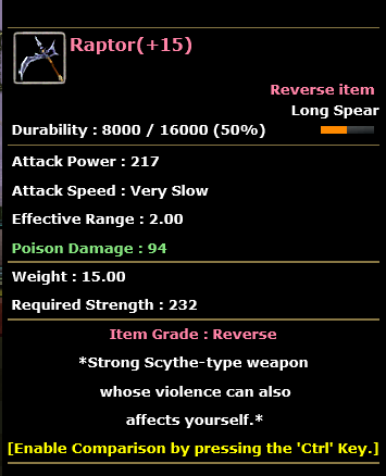 Raptor Rev 15 | Knight Server Minark-91062