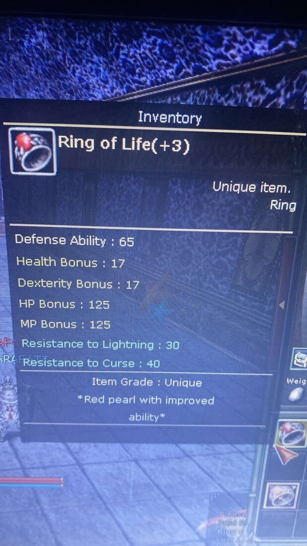Ring Of Life +3 Knight Server Destan-121849