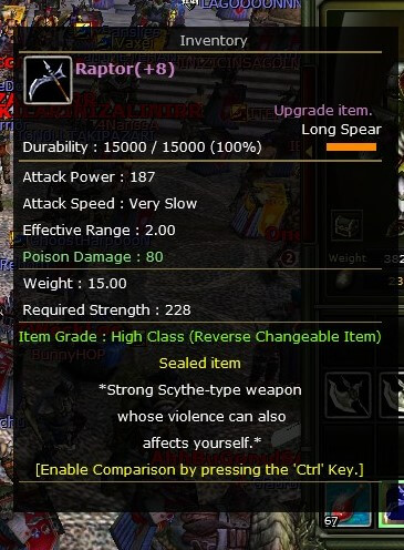+8 Raptor | Knight Server Felis-119582