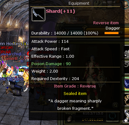 Shard +9 (reb +11) | Knight Server Dryads-112159