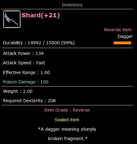 Shard +21 | Knight Server Oreads-128831
