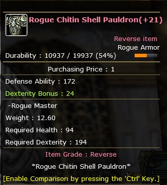 Rogue Shell Set +10 | Knight Server Oreads-105528