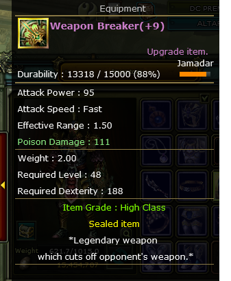 +9 Weapon Breaker | Knight Server Dryads-80810