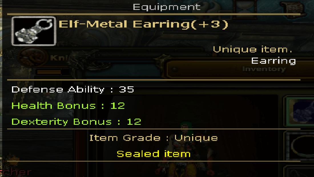 Dual+3eme (elf Metal Earring) | Knight Server Minark-123957