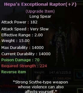 +7 Hepa Exp Raptor | Knight Server Dryads-102574