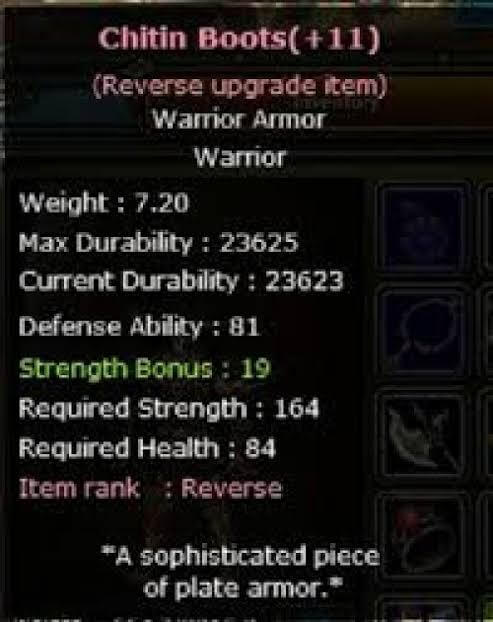 +9 Warrior Chitin Boots Knight Server Destan-94224